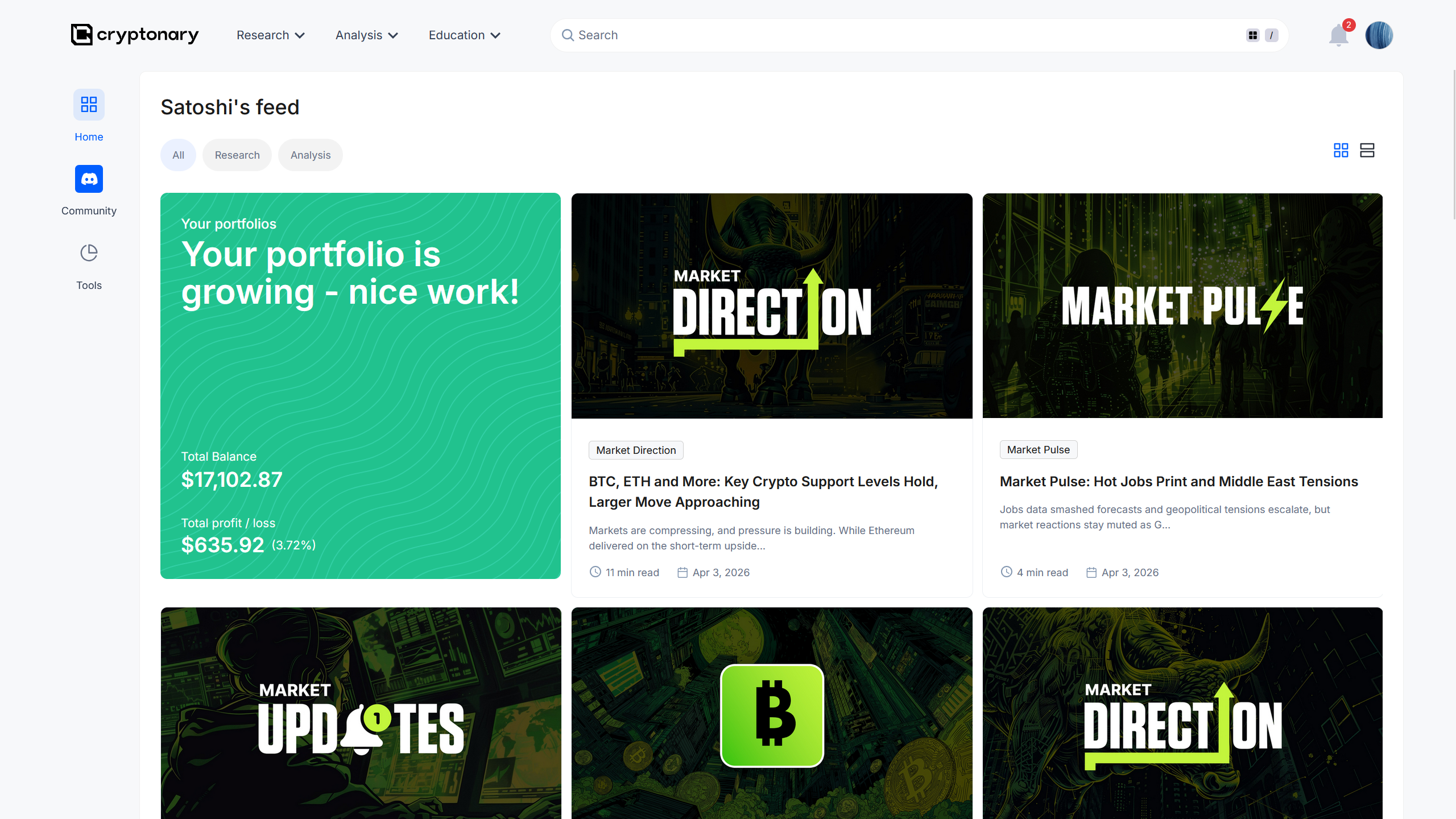 Cryptonary — Professional Crypto Research & Market Intelligence