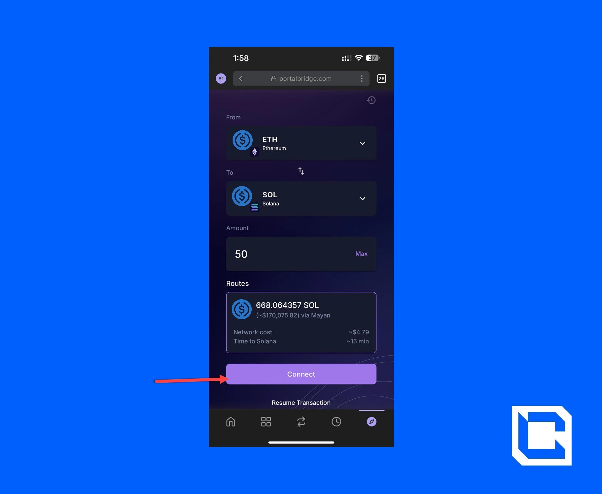 How to bridge from Ethereum to Solana | Cryptonary